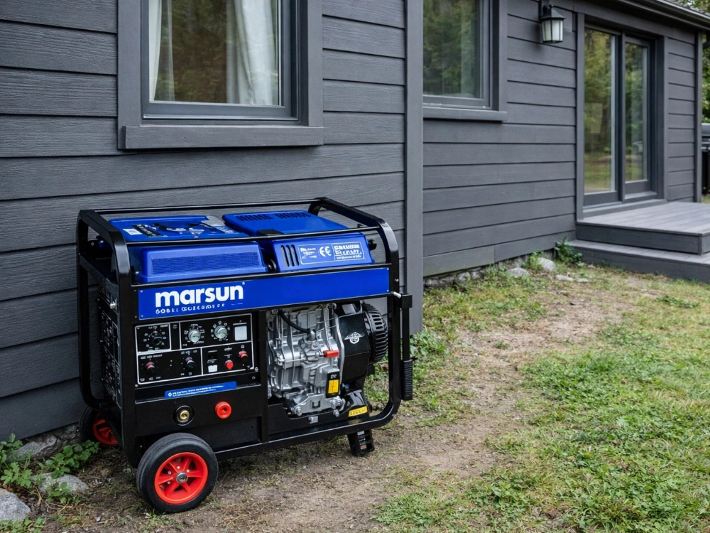 Marsun MVB10000 Generator | 10 kW | 3-phase | Petrol | AVR - EnergoShop